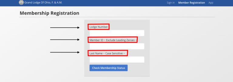 How to set up a Grand View member account - Freemasonry